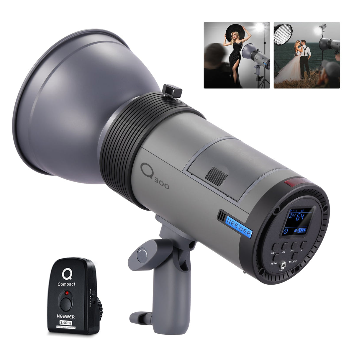 NEEWER Q300 300Ws 2.4G Outdoor Strobe Flash - NEEWER – NEEWER.CA