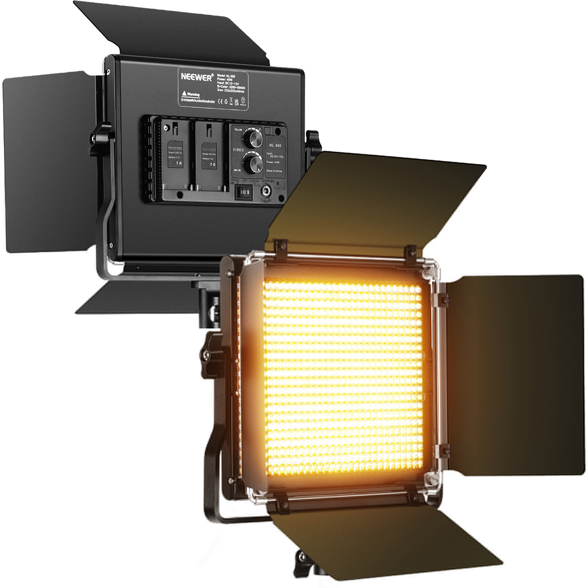 NEEWER 2 Packs NL660 Bi-Color LED Video Lights - NEEWER – NEEWER.CA