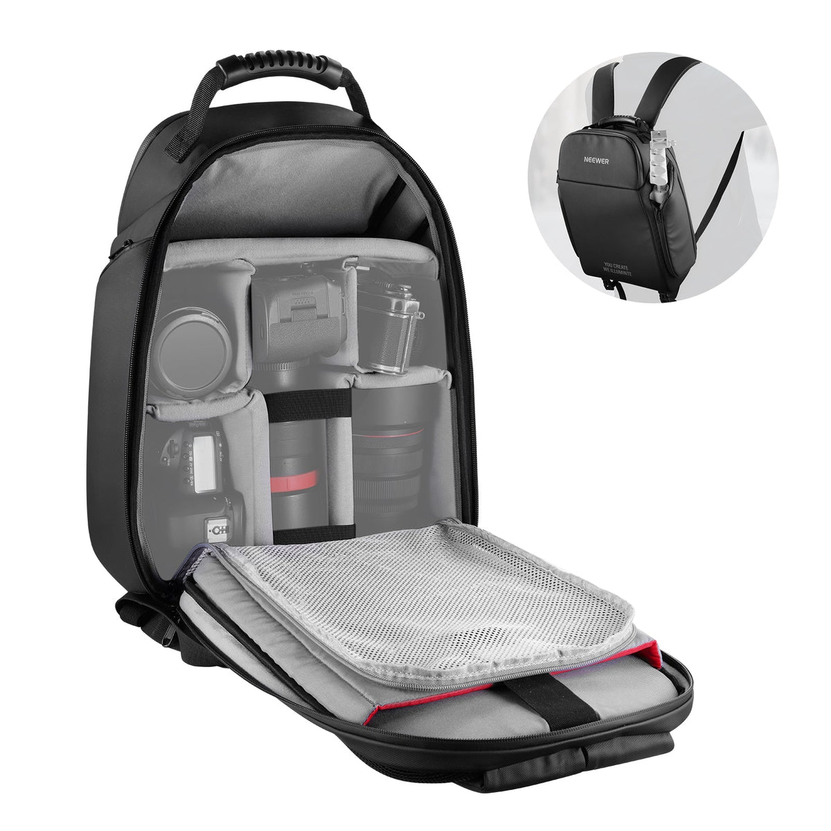 NEEWER BASICS PB26 17.3"x10.6"x7.5" Camera Backpack – NEEWER.CA