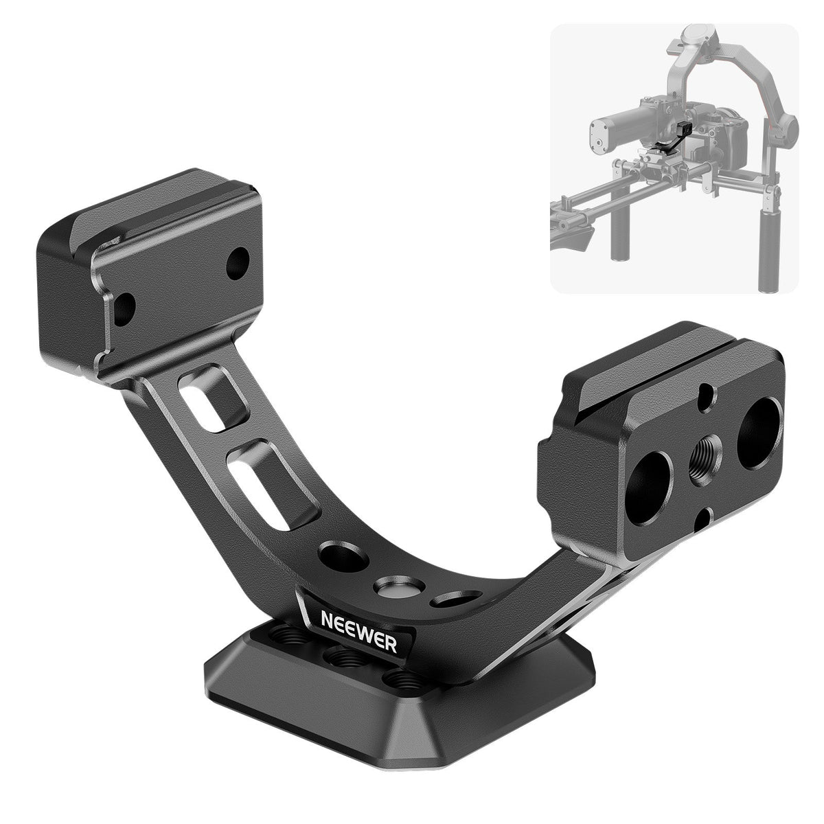 NEEWER GA030/GA030P Arca Type NATO Mount Adapter For DJI RS3/Pro RS4/P