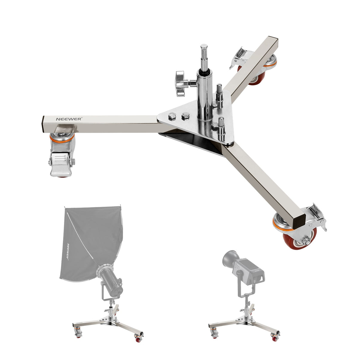 NEEWER ST002 Heavy Duty Stainless Steel Light Stand - NEEWER