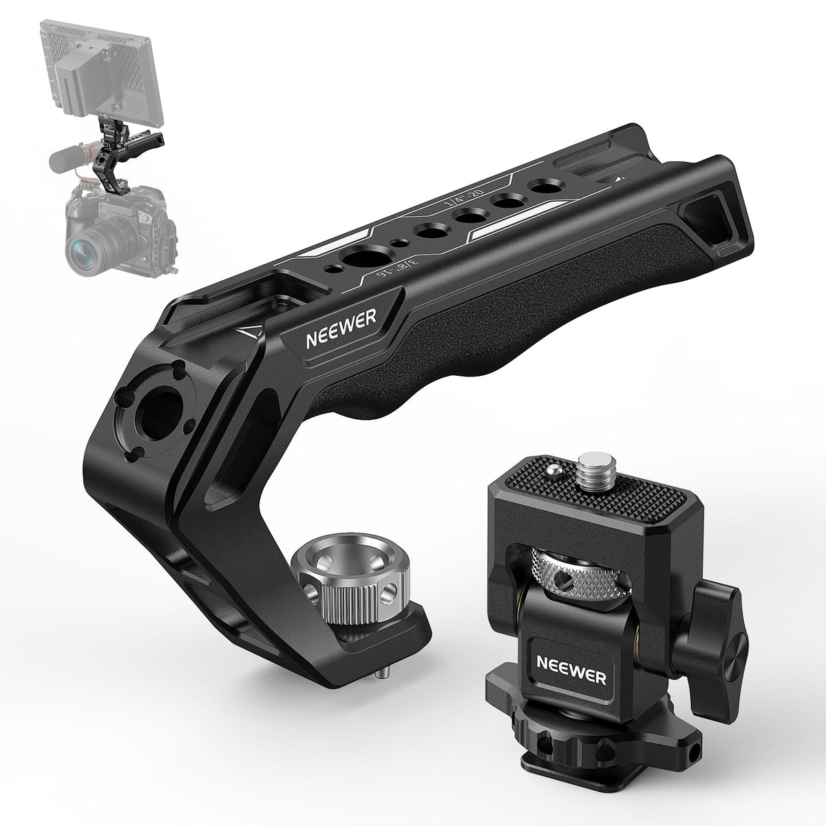 NEEWER CA007 Top Handle + MA006 Monitor Mount Set - NEEWER