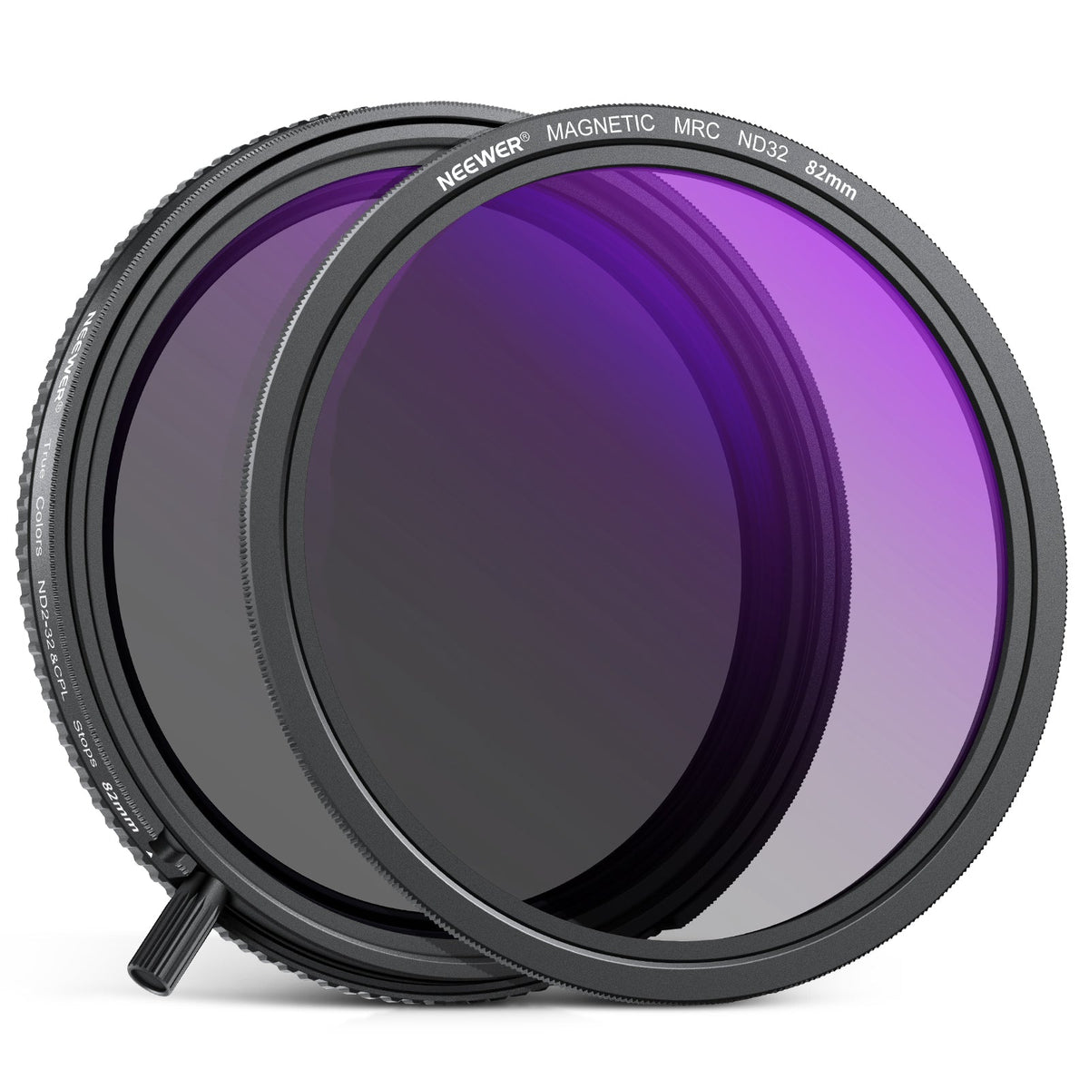 NEEWER True Colors Variable ND2-32 & CPL with Magnetic ND32 Filter Set ...