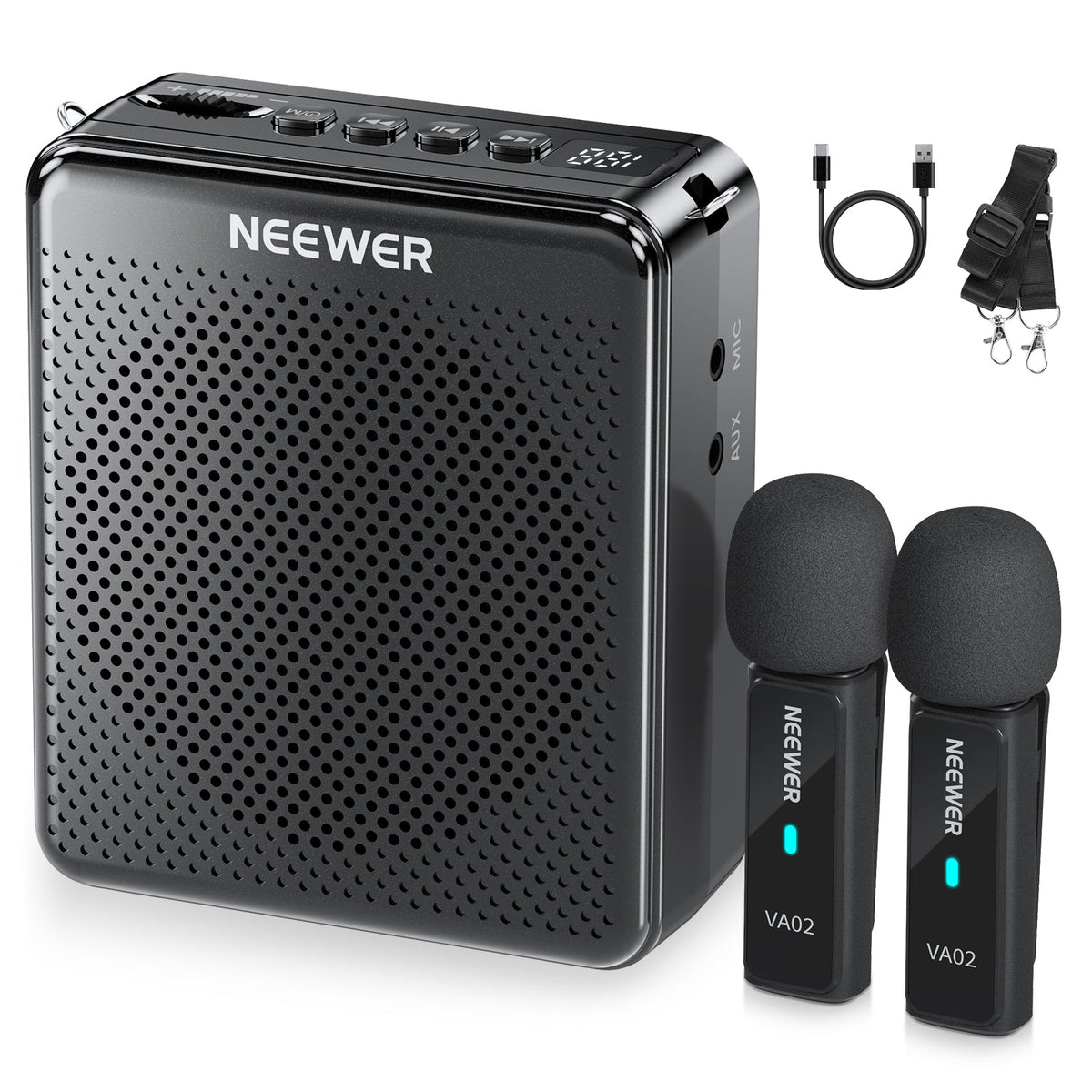 NEEWER VA02 Voice Amplifier with Wireless Microphone – NEEWER.CA