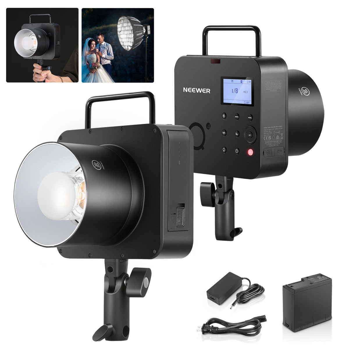 NEEWER Q4 400Ws 2.4G TTL Flash - NEEWER – NEEWER.CA