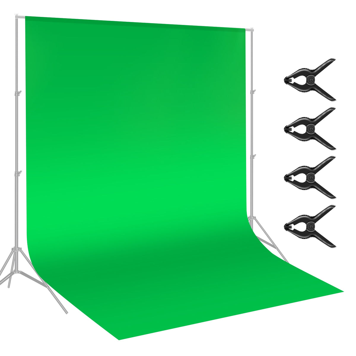 NEEWER 10x12 Ft/3x3.6 M Green Chromakey Fiber Backdrop Background Scre ...