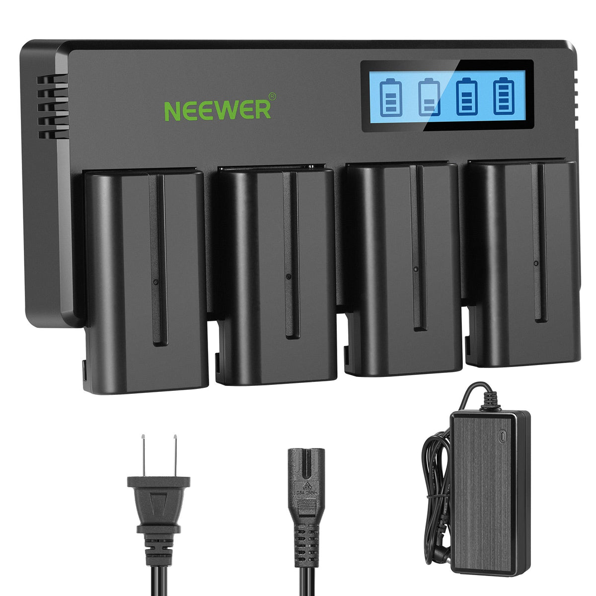 NEEWER 4 Packs 7.4V 2600mAh NP-F550 Replacement Batteries - NEEWER ...